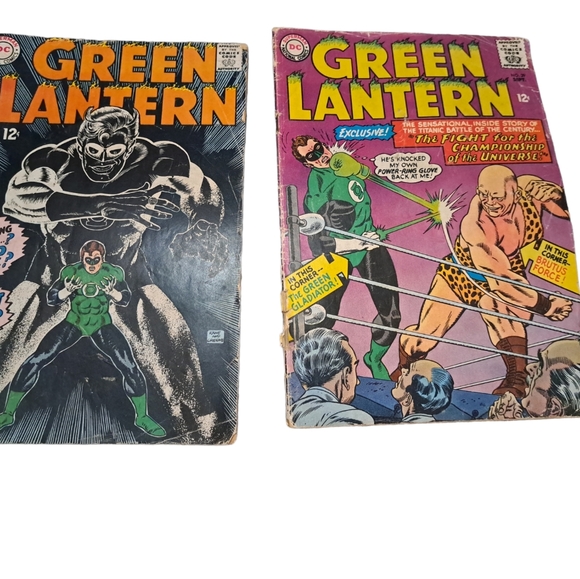 DC Comics | Art | 2 Vintage Green Lantern Dc Comic Books No 39 Sept 966 ...